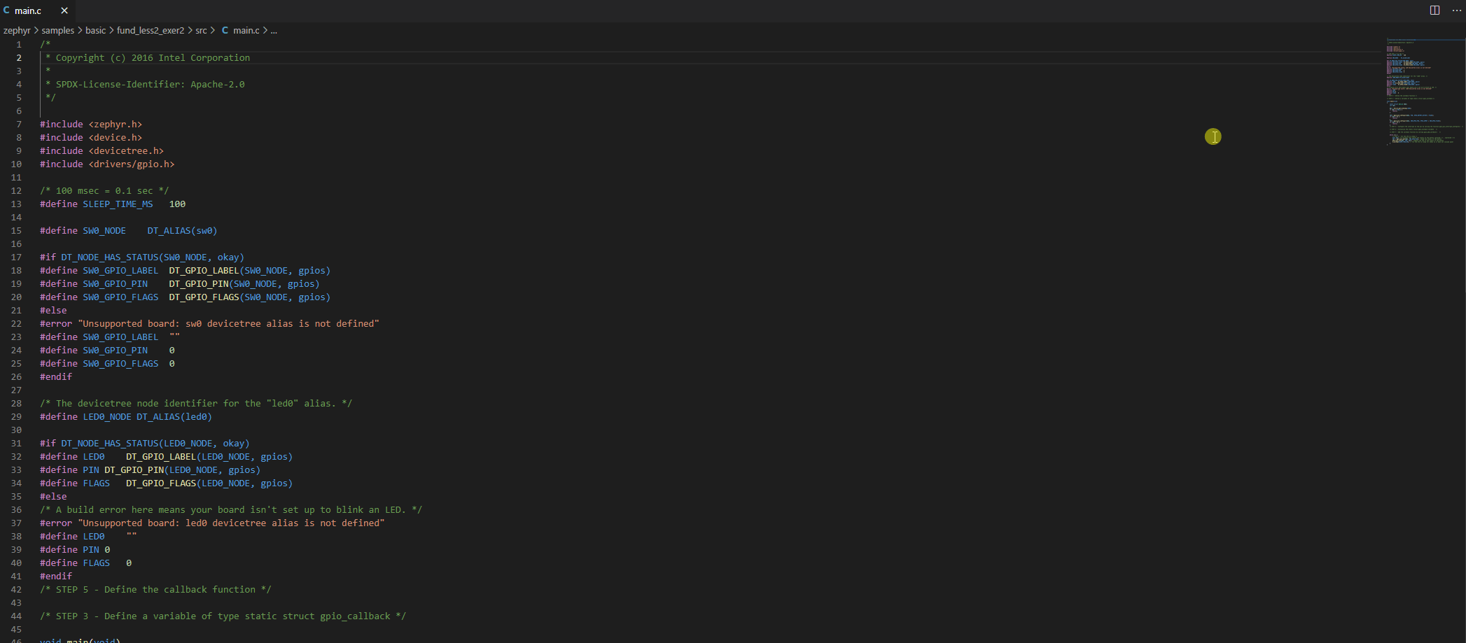 nRF Connect SDK Fundamentals - [Lesson 2] - Exercise 2 - Controlling an ...