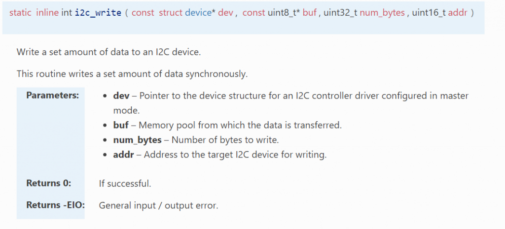 I2C Driver - Nordic Developer Academy