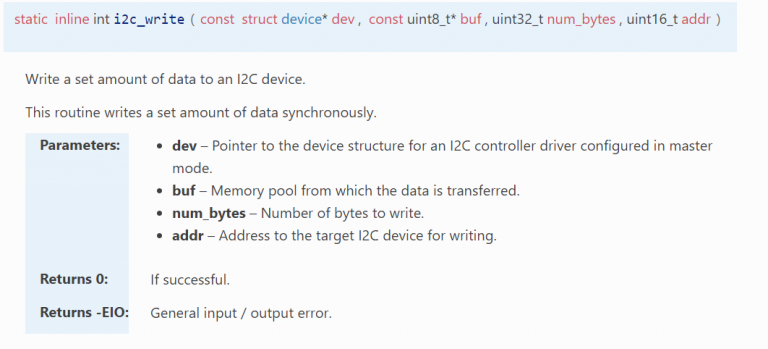 I2C Driver – Nordic Developer Academy