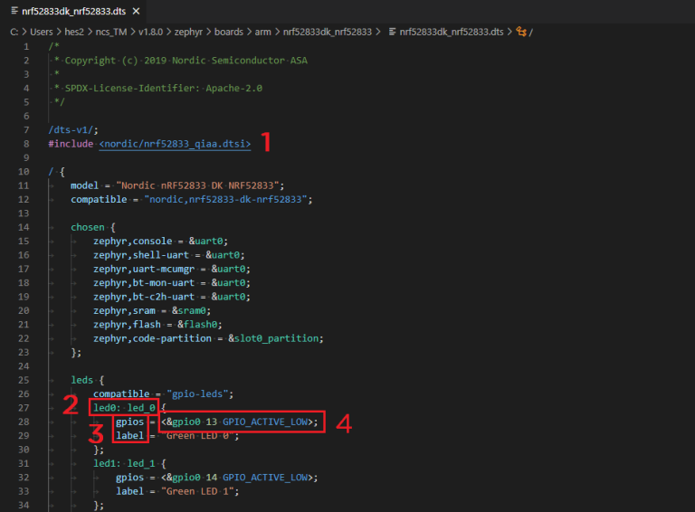 Devicetree - Nordic Developer Academy