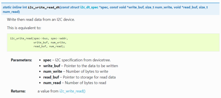 I2C Driver - Nordic Developer Academy