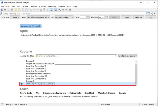 Setting up nRF Sniffer for Bluetooth LE - Nordic Developer Academy