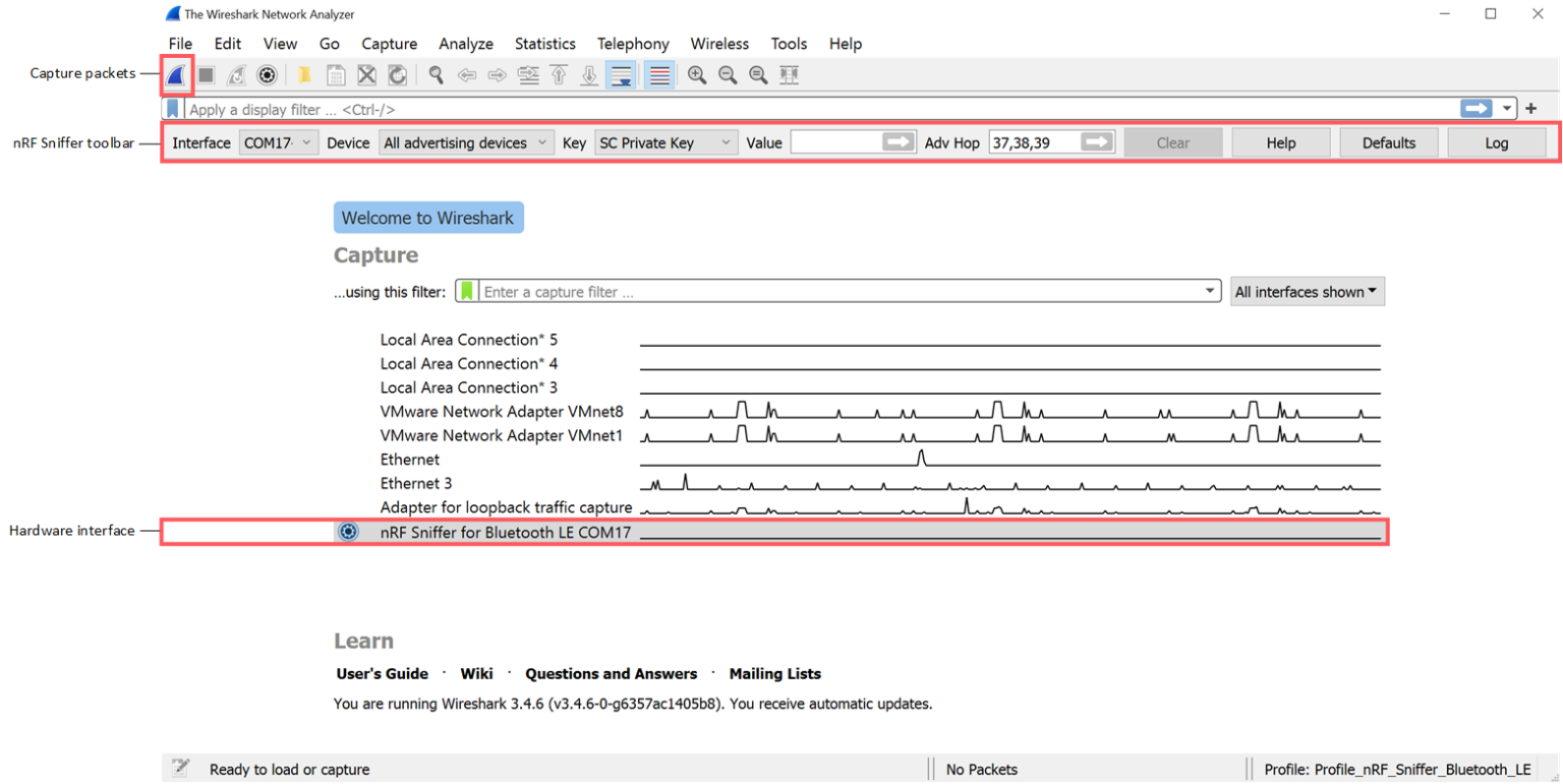 Setting Up Nrf Sniffer For Bluetooth Le Nordic Developer Academy