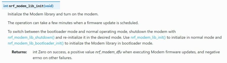 nRF Modem library - Nordic Developer Academy