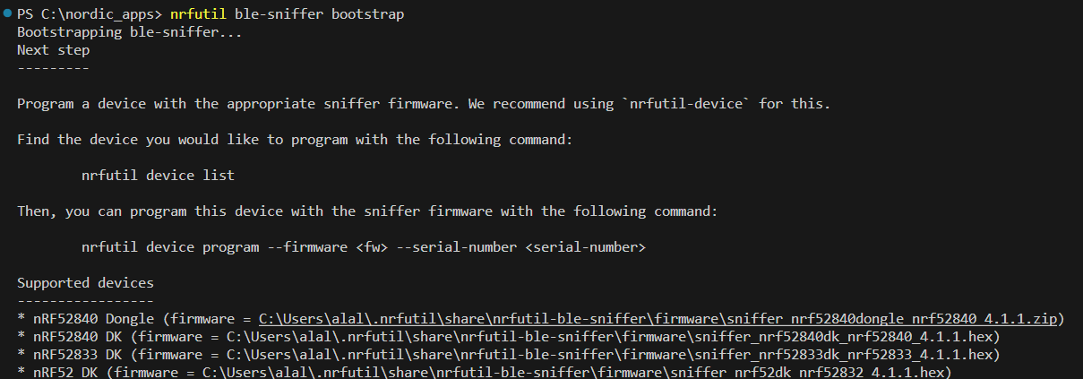 Setting up nRF Sniffer for Bluetooth LE - Nordic Developer Academy