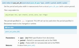Zephyr PWM API - Nordic Developer Academy