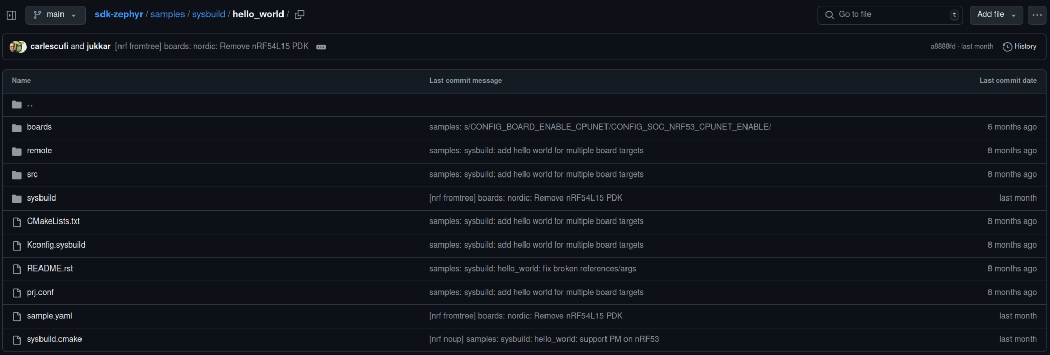 Sysbuild configuration - Nordic Developer Academy